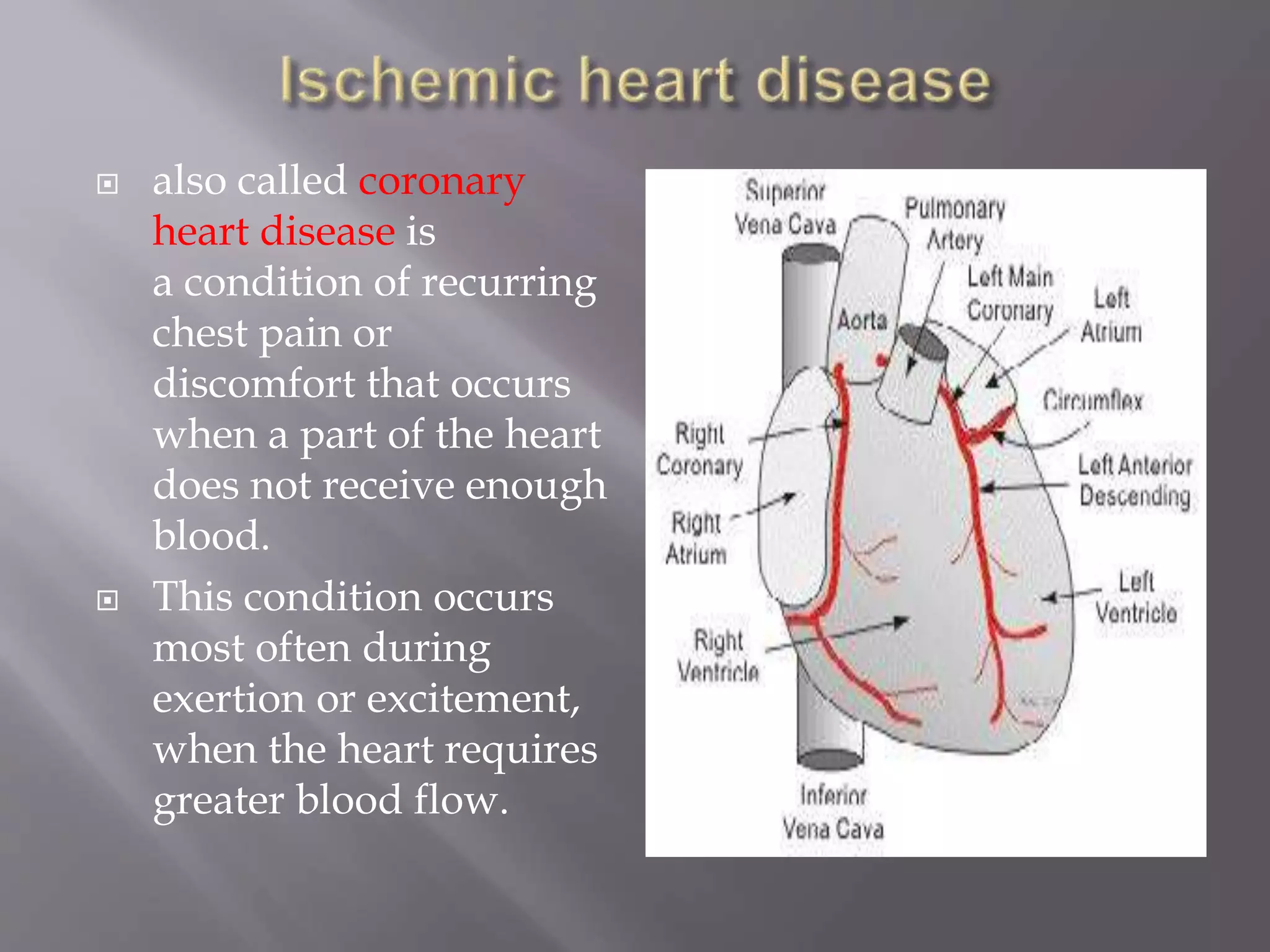 IHD.pptx | Heart and Cardiovascular Diseases | Diseases and Conditions