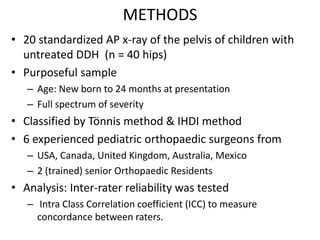 IHDI Classification of Hip Dysplasia | PPTX