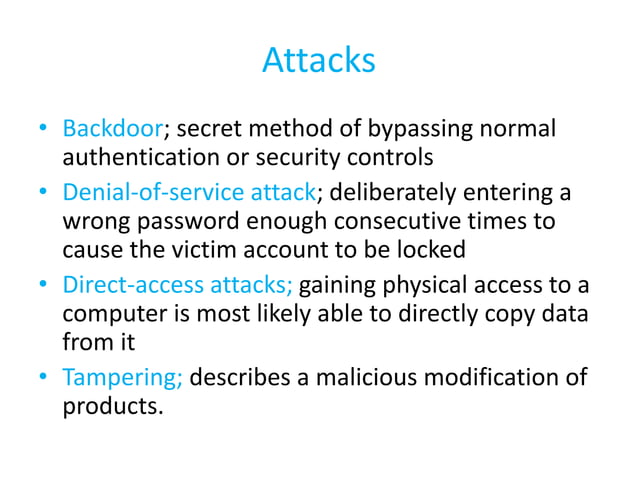 Application of security computer | PPT