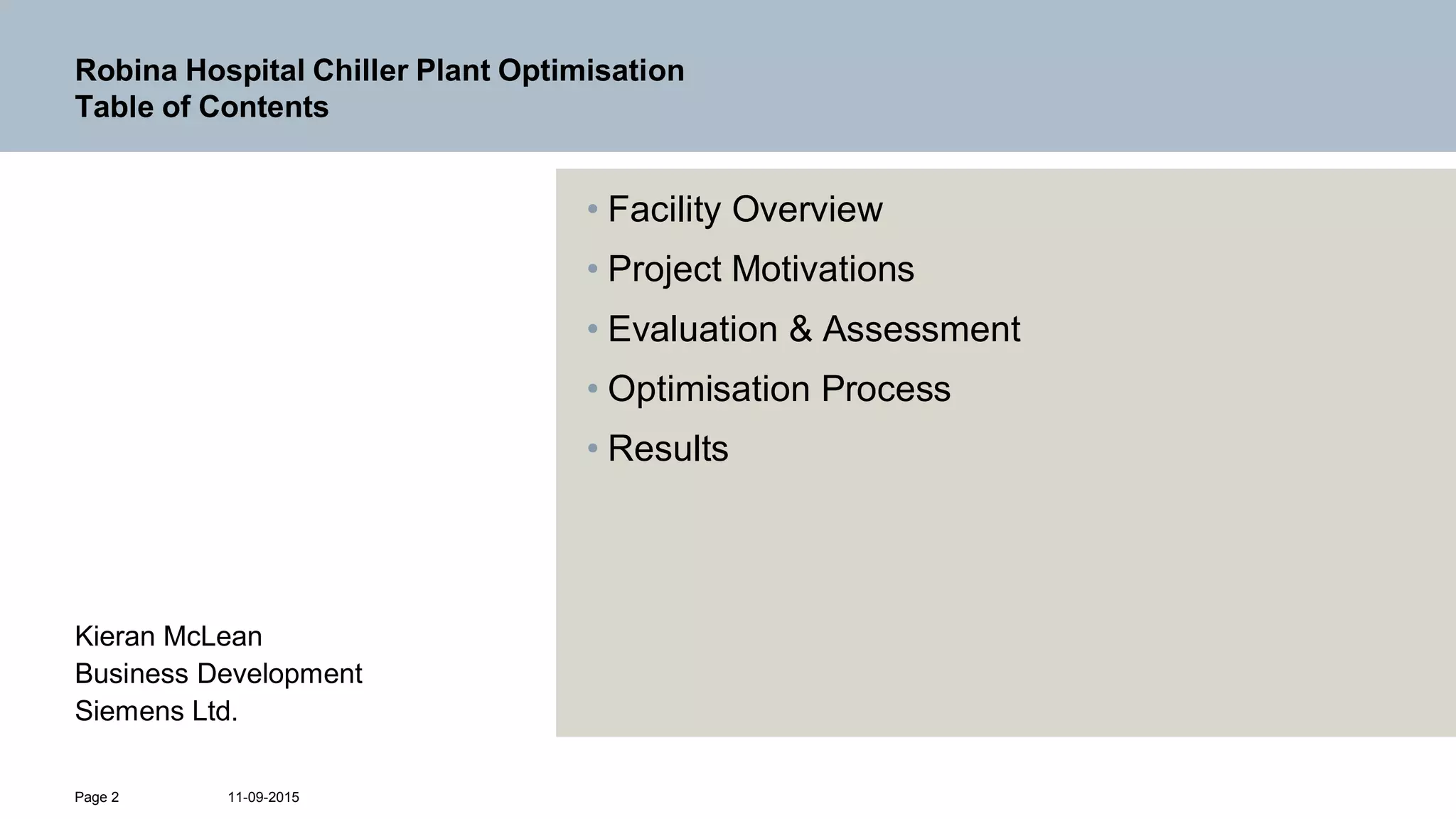 IHEA Robina Hospital Chiller Plant Optimisation | PDF