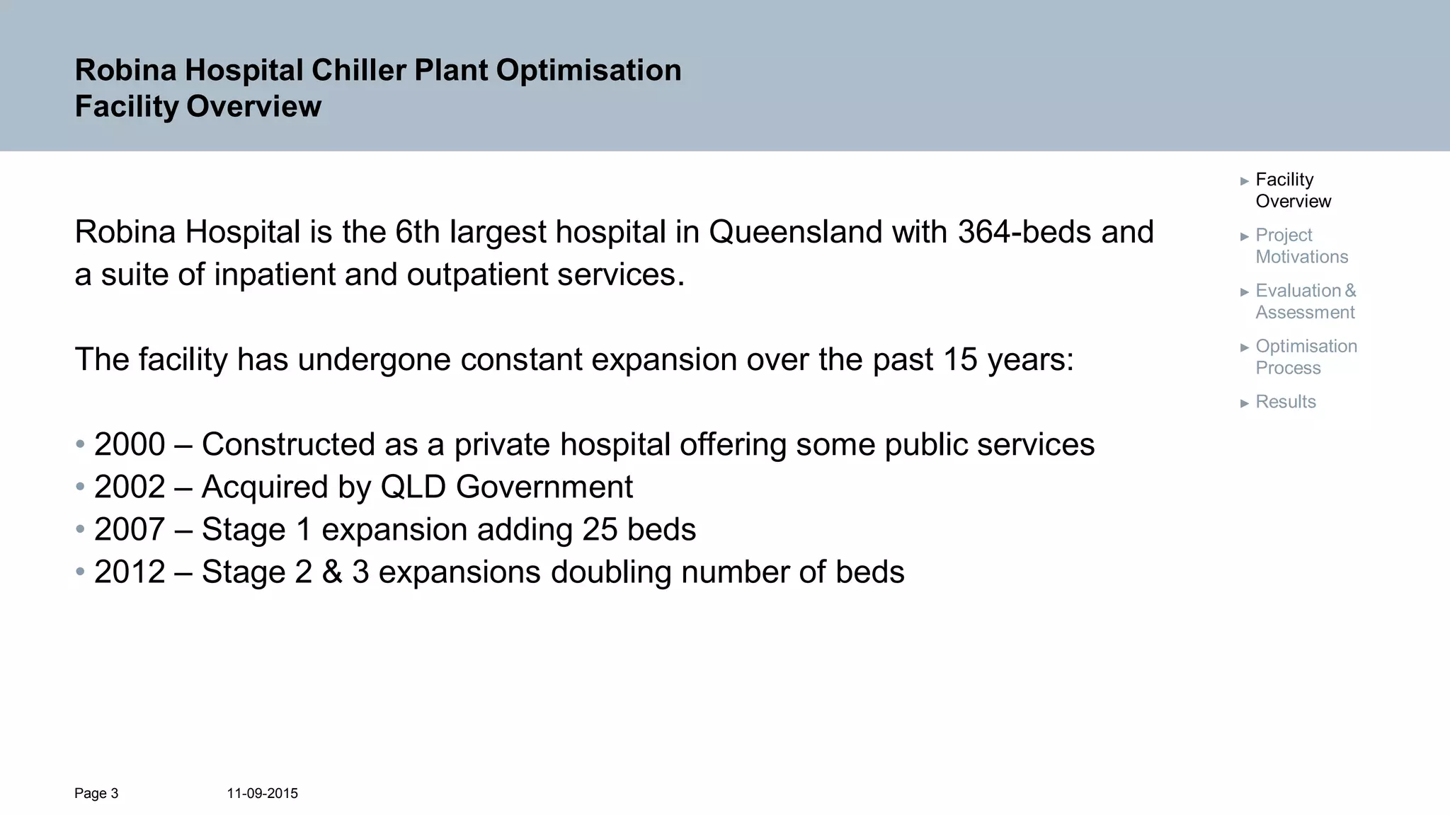 IHEA Robina Hospital Chiller Plant Optimisation | PDF