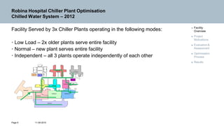 IHEA Robina Hospital Chiller Plant Optimisation | PDF