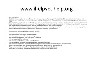 I HELP YOU HELP | PPT