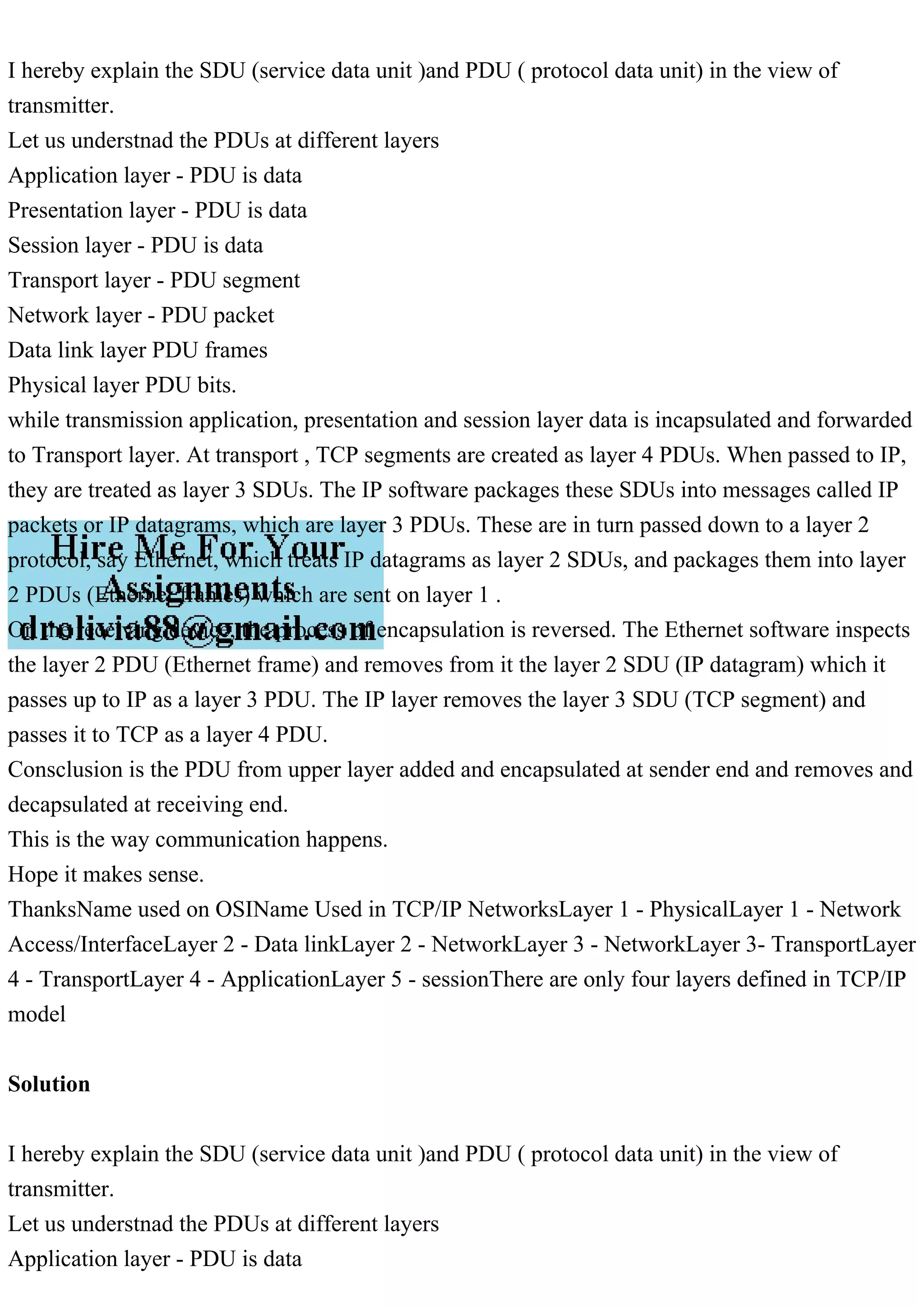 I hereby explain the SDU (service data unit )and PDU ( protocol data.pdf