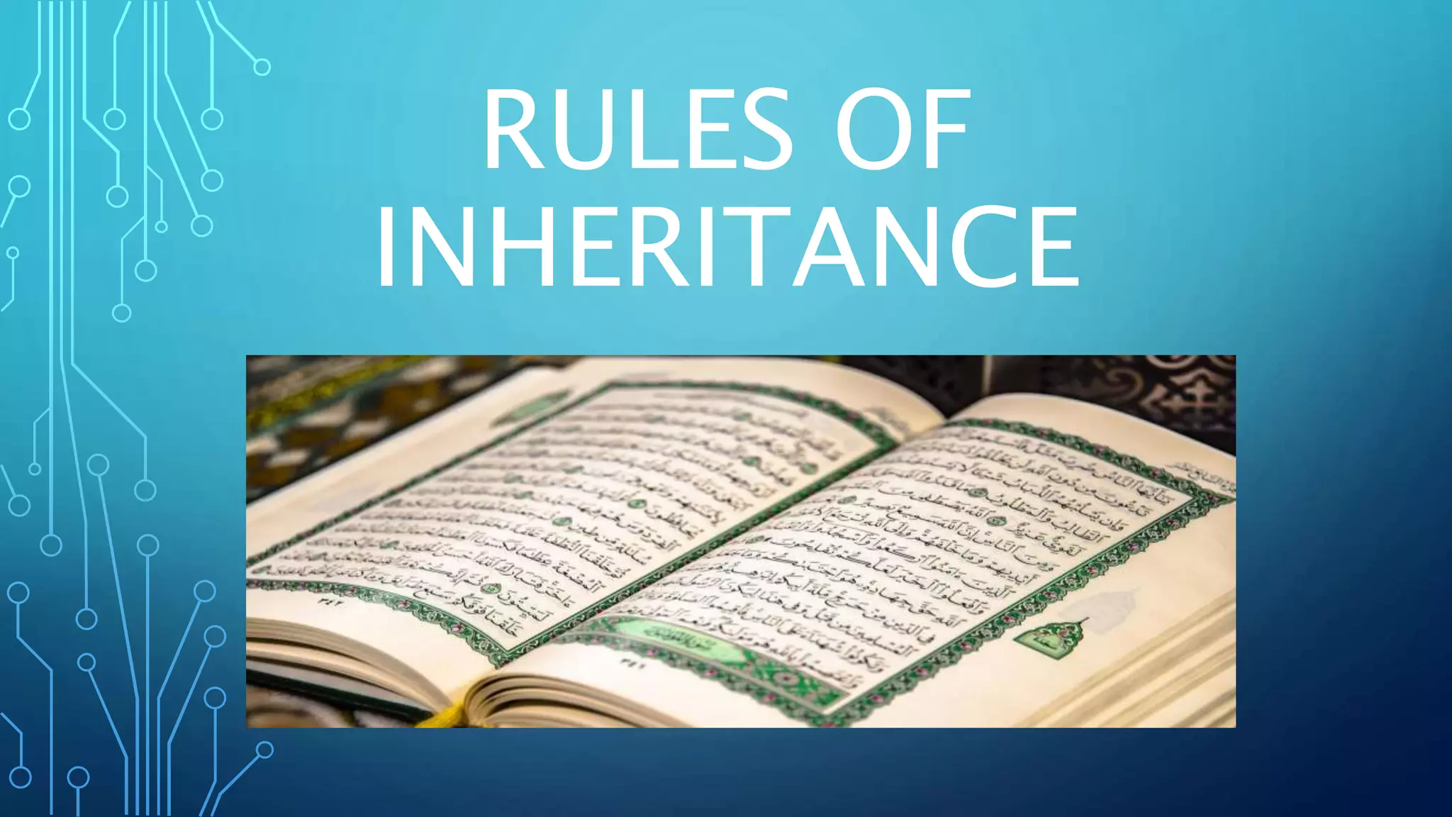 Inheritance and Succession in Islamic law | PPTX