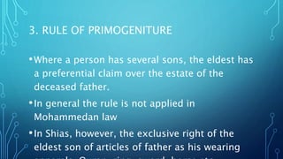 Inheritance and Succession in Islamic law | PPTX