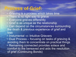 Grief and the Older Person in a Residential Setting (Presentation by ...