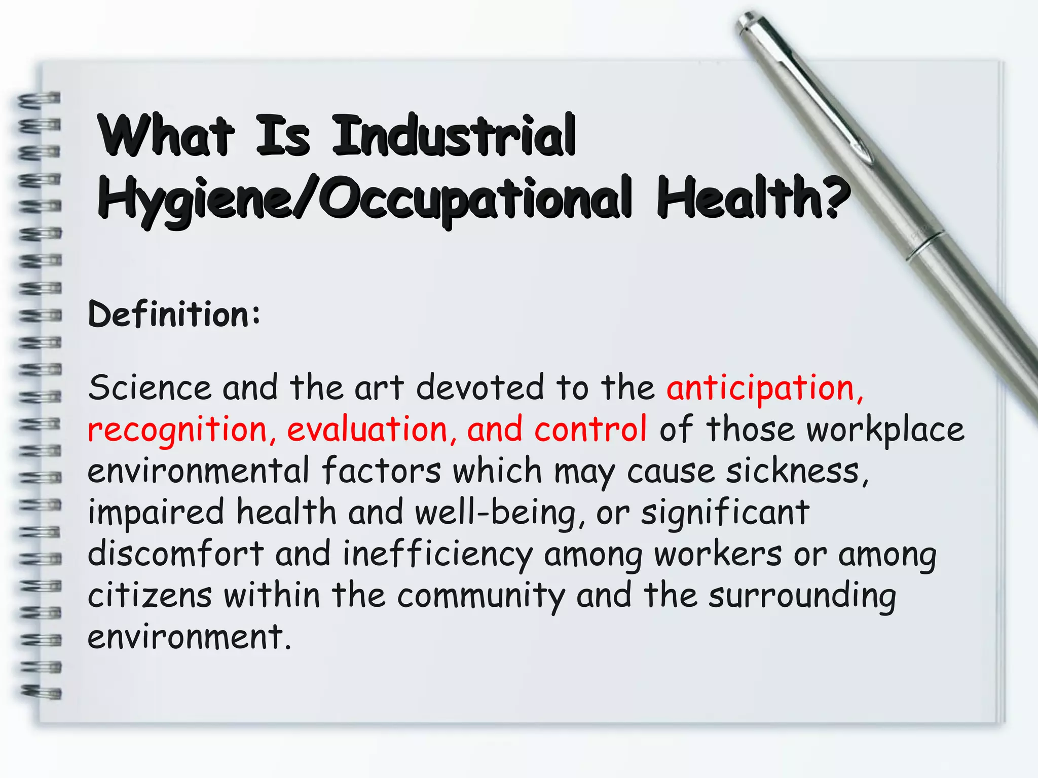 Industrial Hygiene Heros in the Workplace, Public, and Environment | PPT