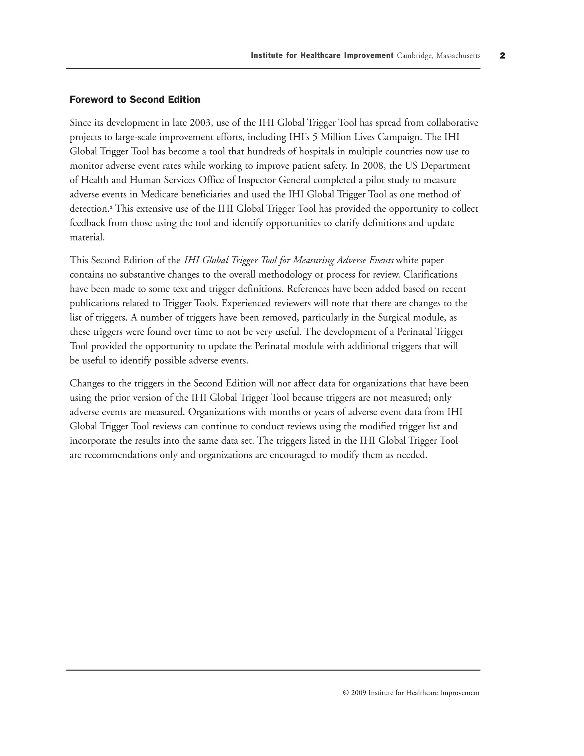 Ihi global triggertoolwhitepaper2009 | PDF