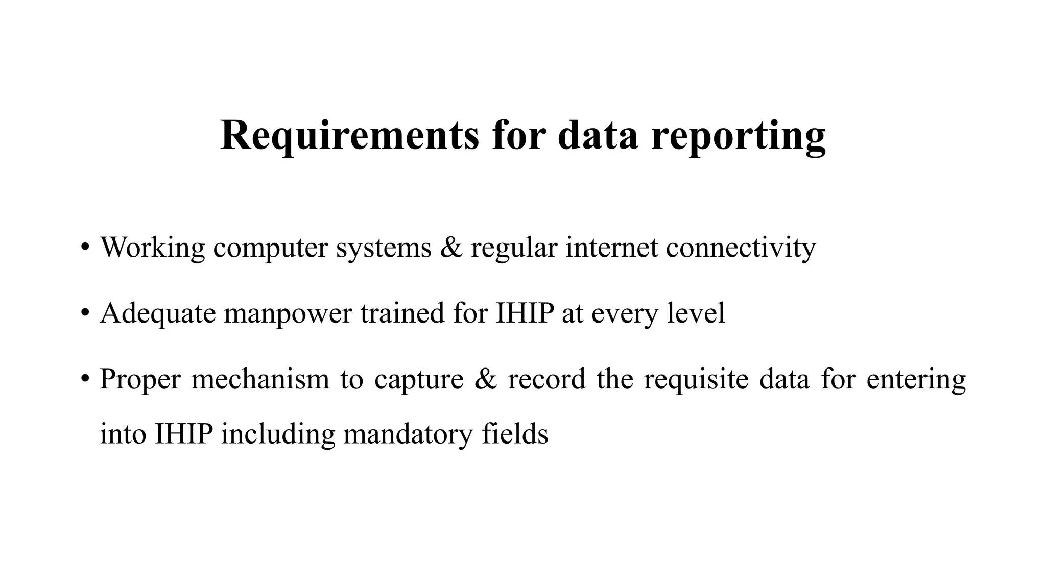 Integrated Health Information Platform (IHIP) | PPTX
