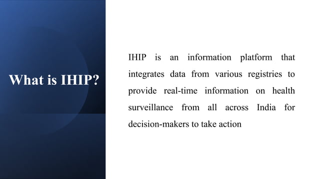 Integrated Health Information Platform (IHIP) | PPTX | Infectious ...