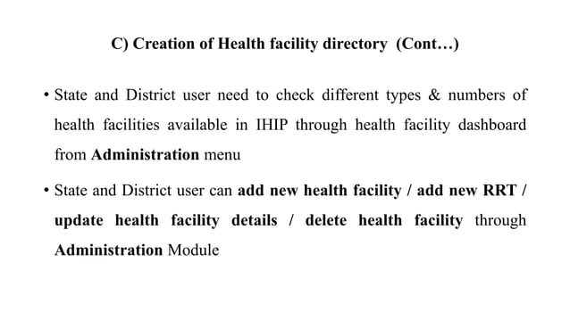 Integrated Health Information Platform (IHIP) | PPTX | Infectious ...