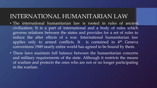 international humanitarian law | PPTX