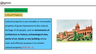 Protection of cultural heritage | PDF