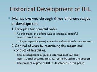 International Humanitarian law for Ethiopian students | PPTX
