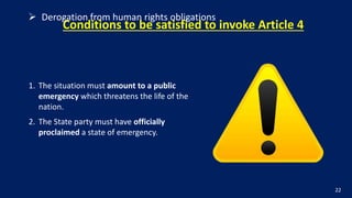 International Humanitarian Law and Human Rights | PPTX