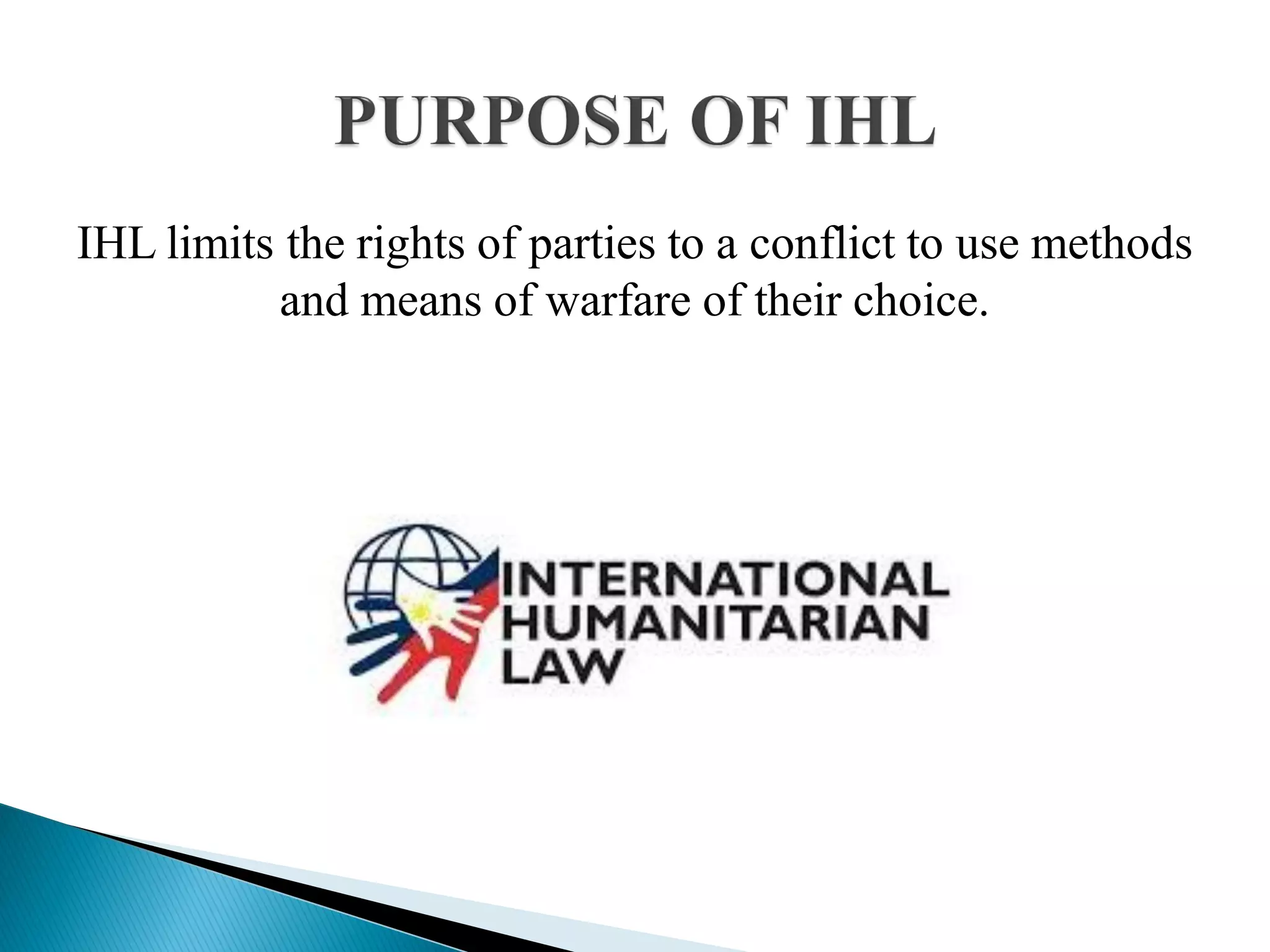 IHL and New Means and Methods of Warfare | PDF
