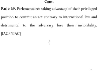 List of Customary Rules of IHL (Appendix) | PDF