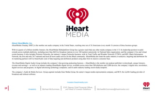 iHeart Media First Quarter 2024 Investor Presentation | PDF