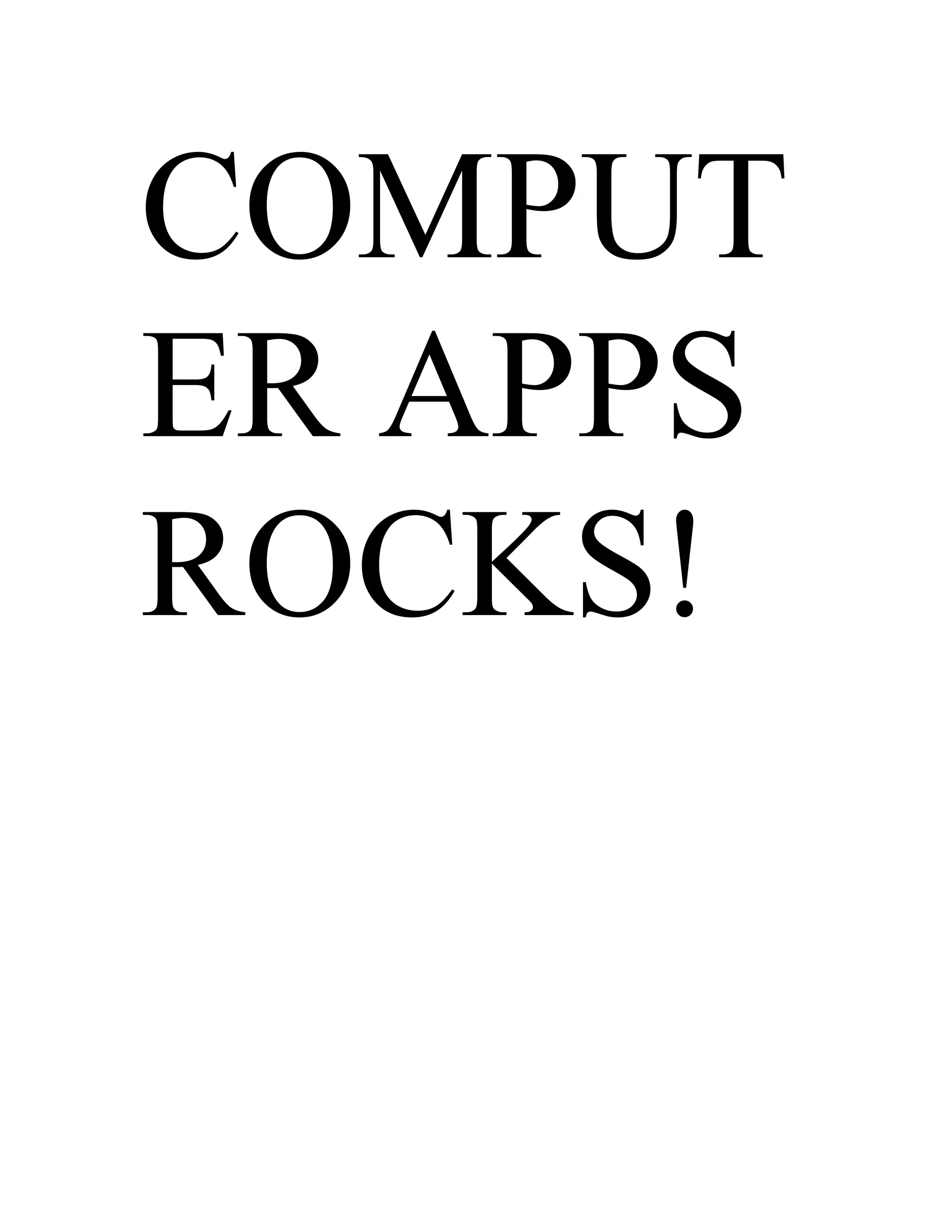 Go computer apps | DOC