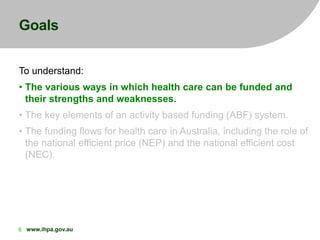 Introduction to activity based funding - Prof Stephen Duckett ...