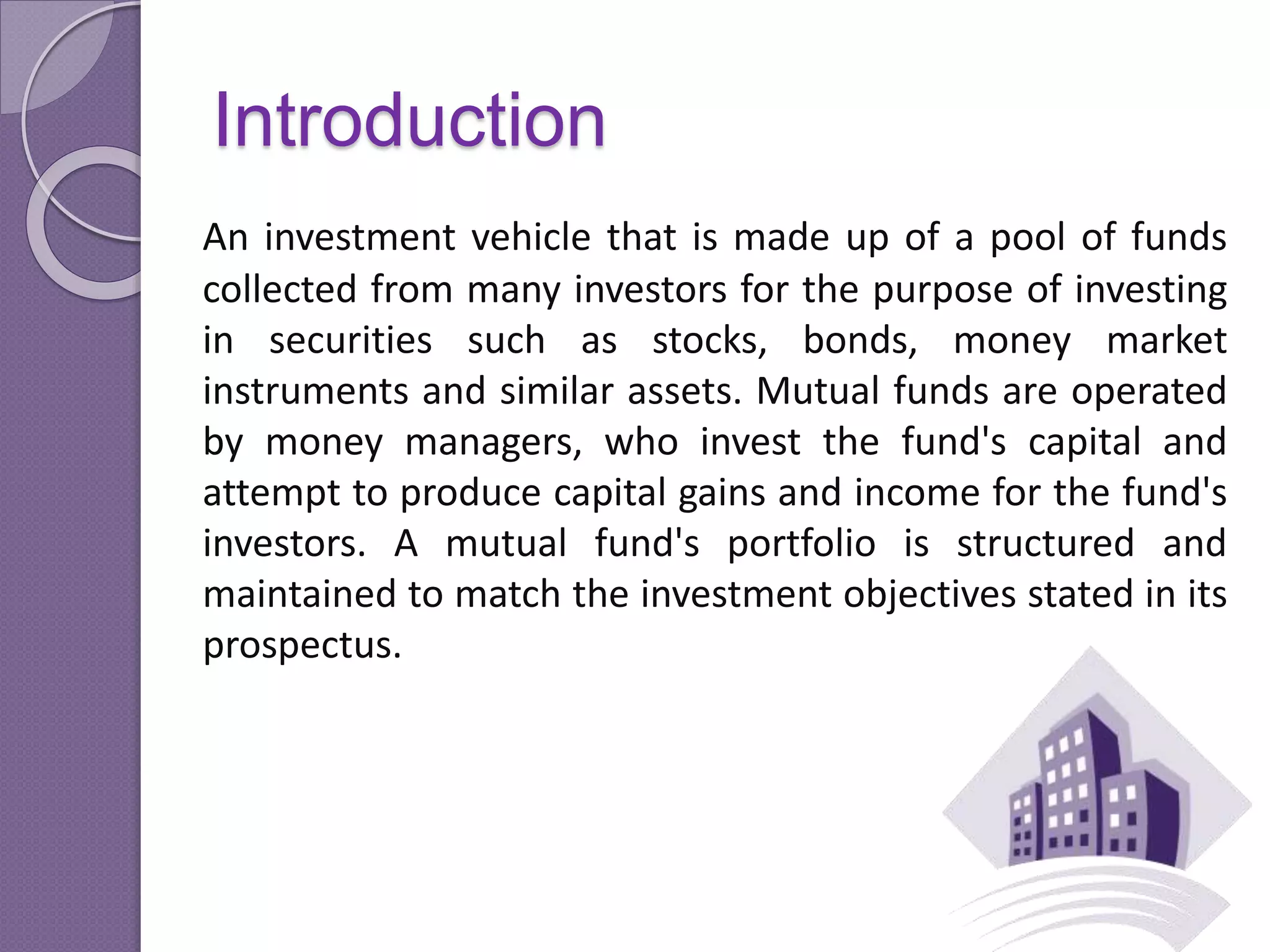 Mutual funds : Features and Classification | PPT