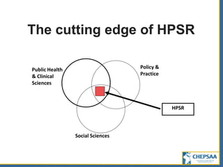 HPSR? What is health policy and systems research? | PPTX