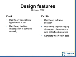 Study design: from questions to projects | PPTX