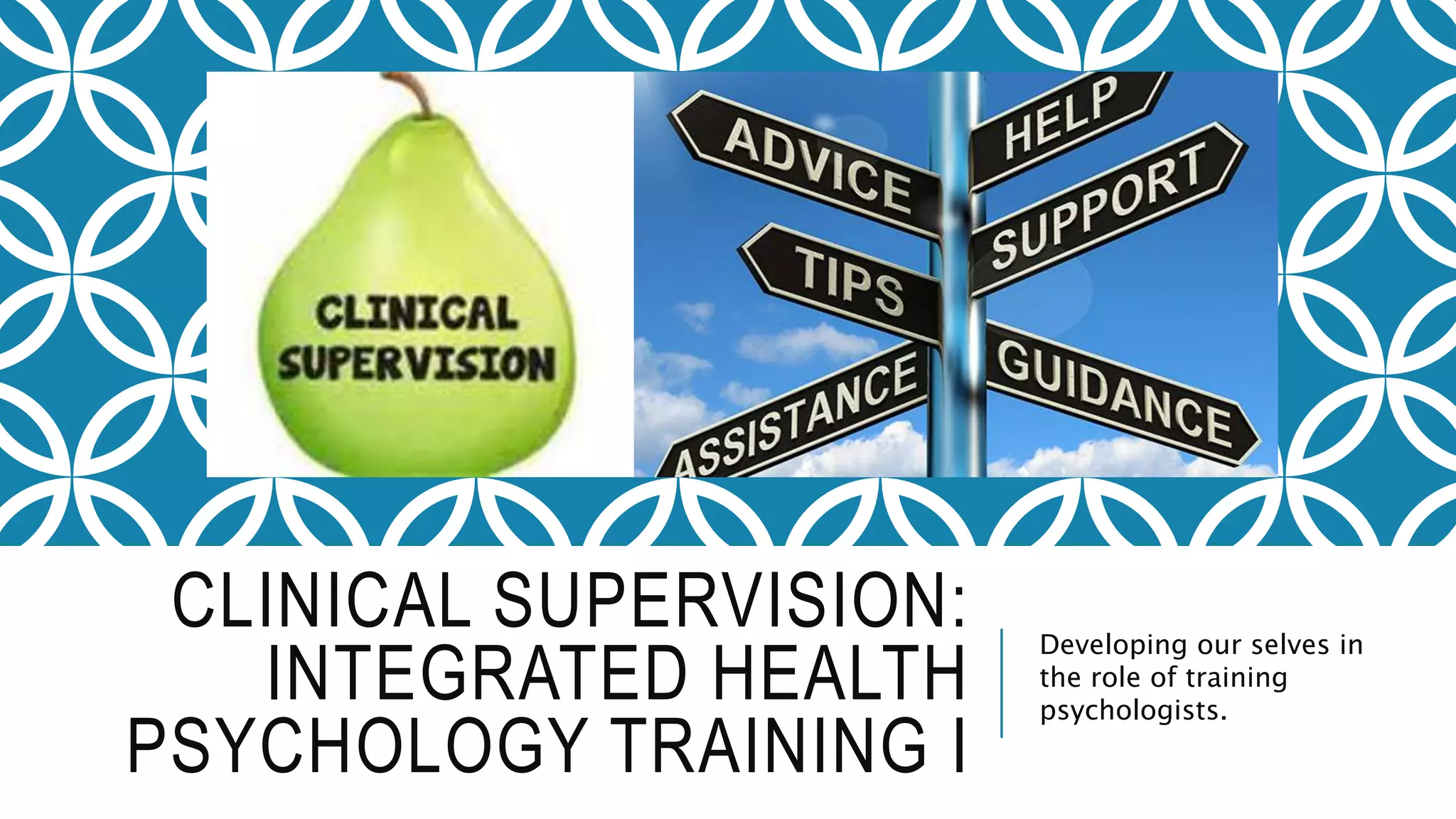 IHPTP Integrated Health Psychology Clinical Supervision | PPTX