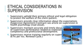 IHPTP Integrated Health Psychology Clinical Supervision | PPTX