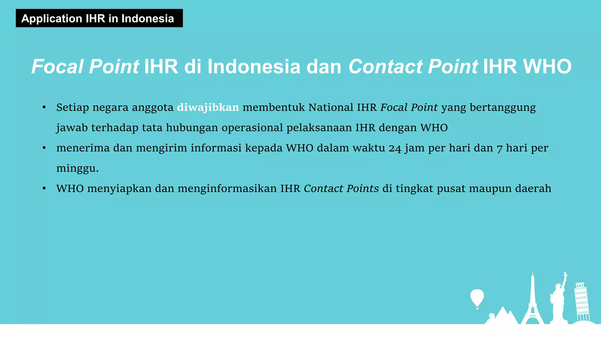 International Health Regulation (IHR) | PDF