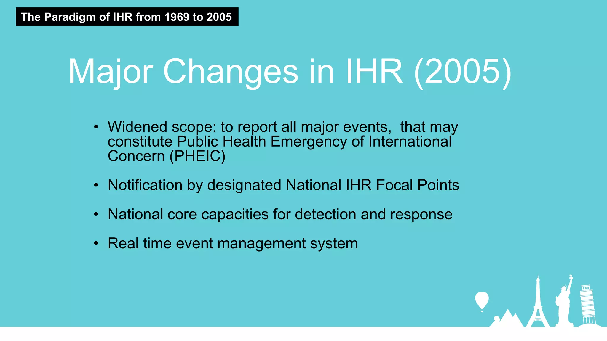 International Health Regulation (IHR) | PDF