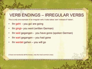 Ihr - German informal plural you | PPTX
