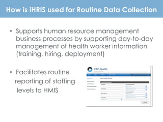 RHINO Forum Kickoff: iHRIS Open Source HR Information Solutions | PDF ...