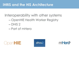 RHINO Forum Kickoff: iHRIS Open Source HR Information Solutions | PDF ...
