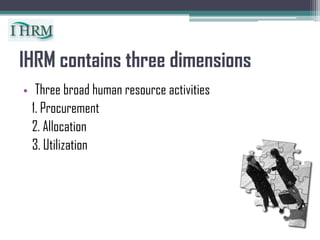 International Human resource management and issues | PPTX