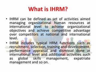 Ihrm | PPTX