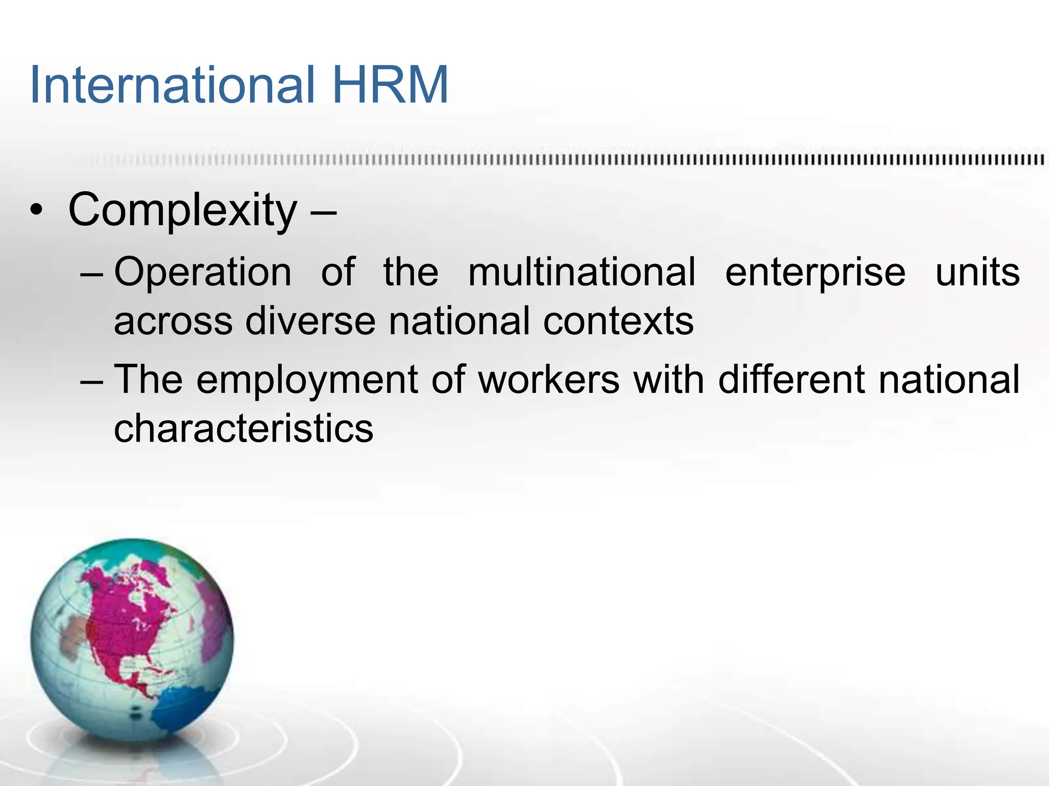 IHRM-Class (3).ppt pptINTERNATIONAL HUMAN RESOURCE MANAGEMENT | PPT
