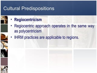 Ihrm culture | PPT