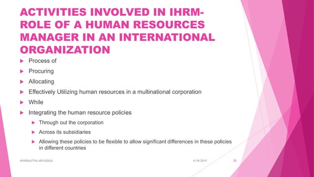 INTERNATIONAL HUMAN RESOURCES MANAGEMENT | PPT