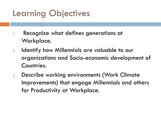 Managing the millennials at the Workplace | PDF