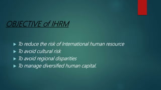 International Human Resource Management - Meaning, Definition ...