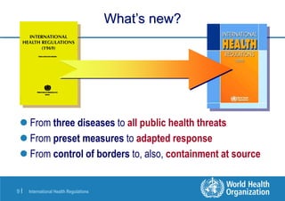 IHR_Overview.ppt unicef international health agency | PPT | Infectious ...