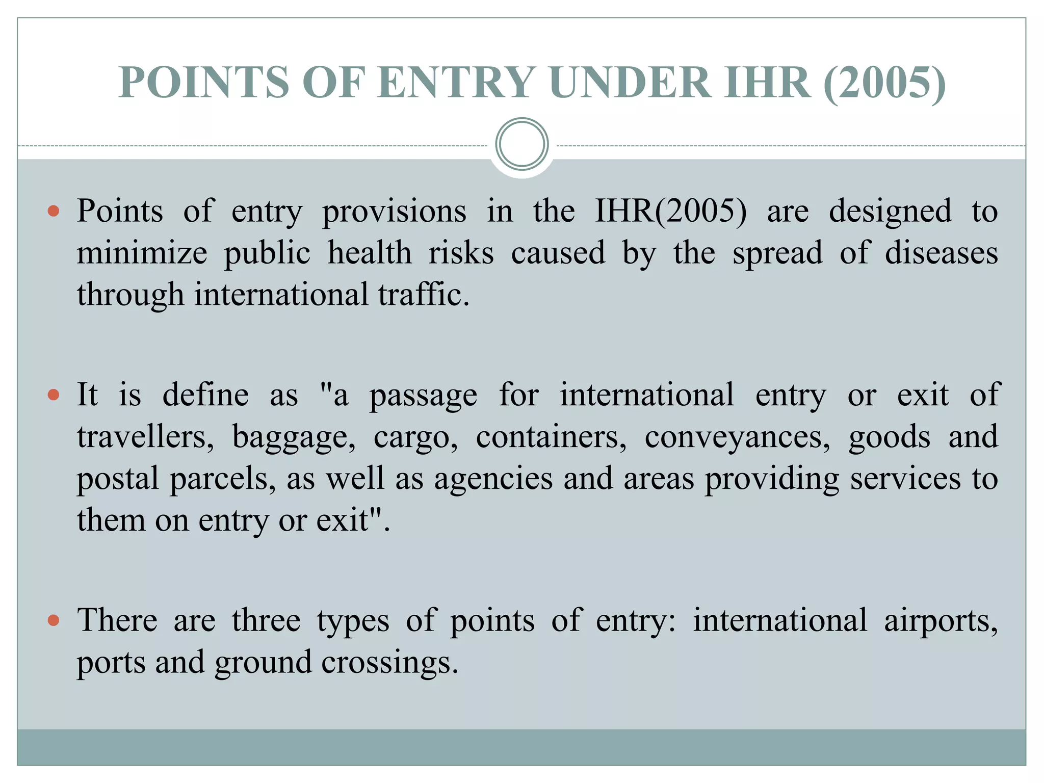 International health Regulations | PPTX