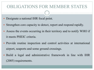 International health Regulations | PPTX