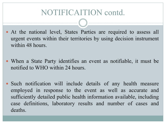 International health Regulations | PPTX