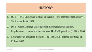 International Health Regulations | PPTX