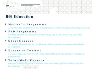 IHS Education information | PPT