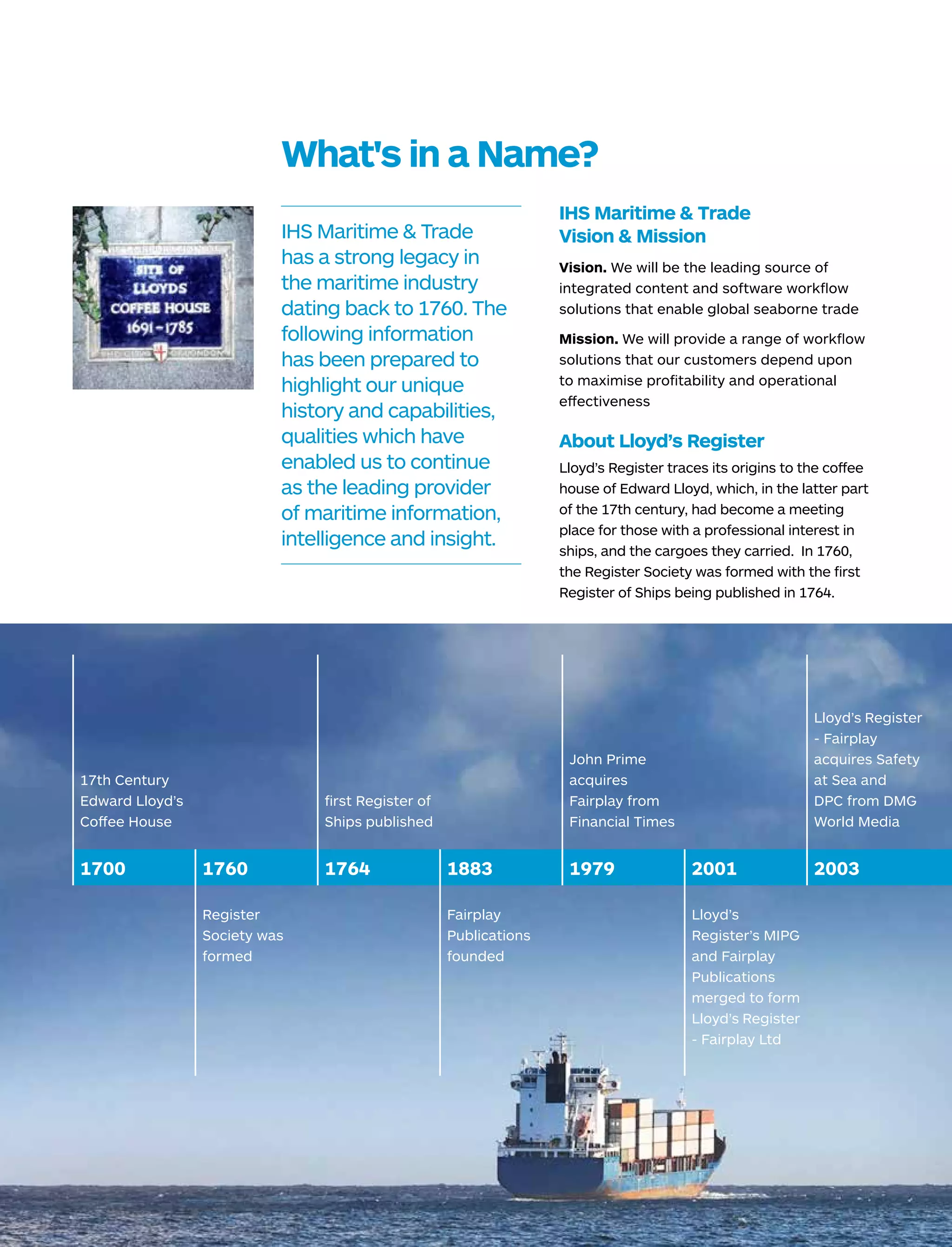 IHS Maritime & Trade | PDF