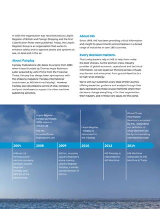 IHS Maritime & Trade | PDF